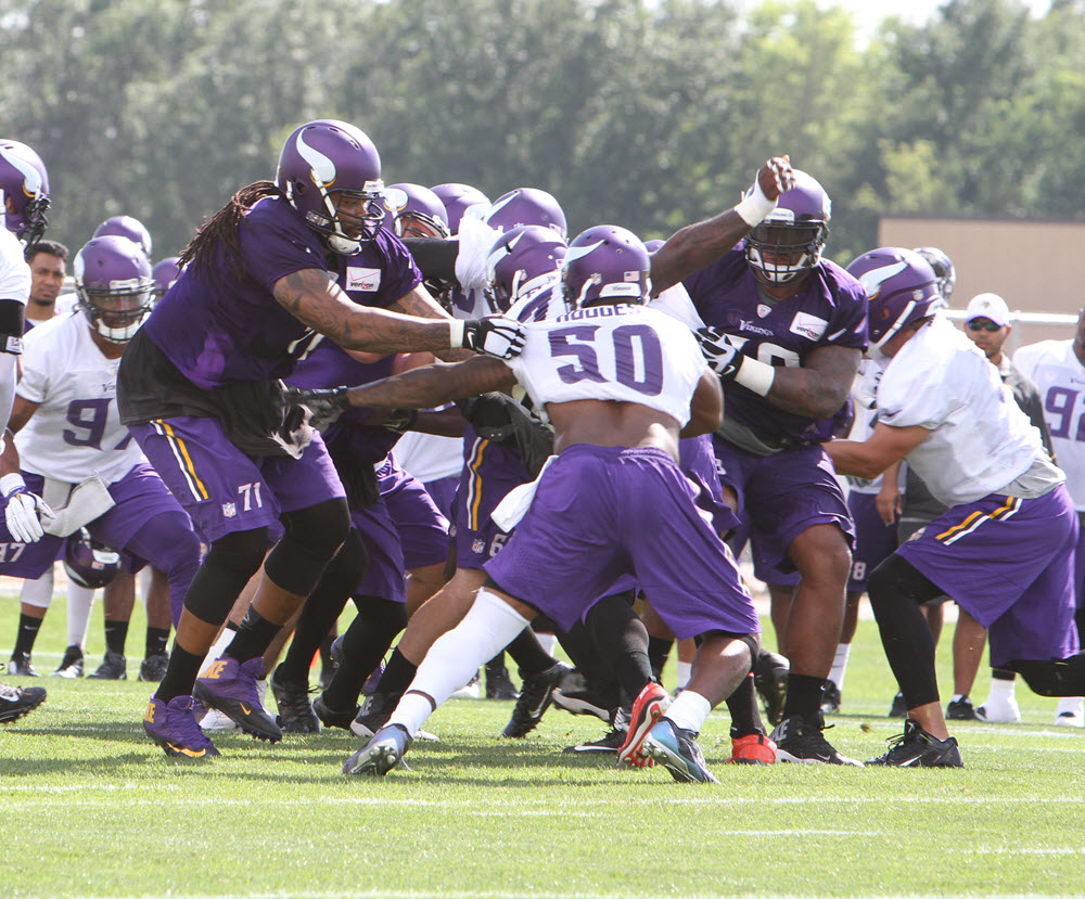 Phil Loadholt's Retirement, Offensive Line Insurance and 53-Man ...